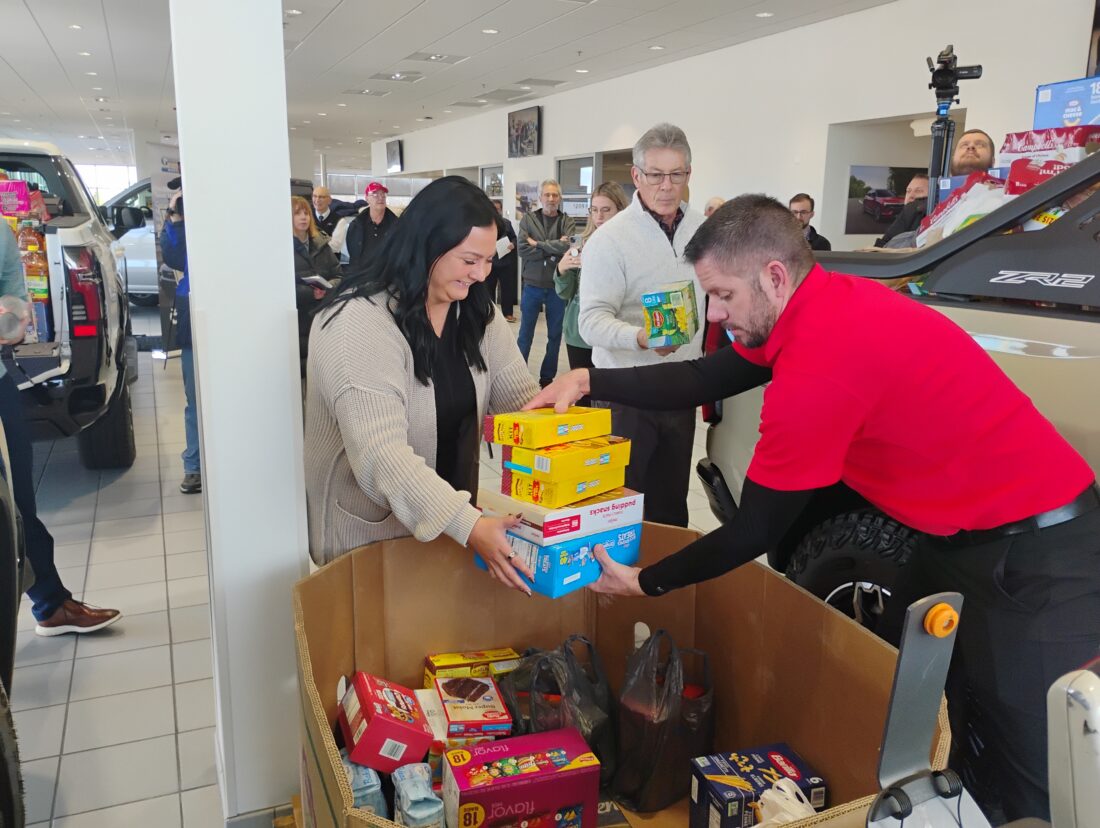 Car club, dealership aid food bank | News, Sports, Jobs - The Vindicator